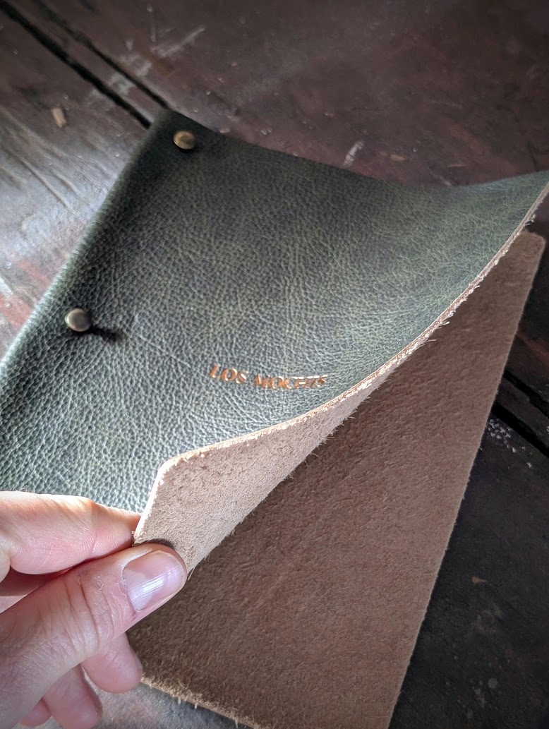Saddlehide Flex Leather Menu Cover — Magazine Style | Stalwart Crafts UK